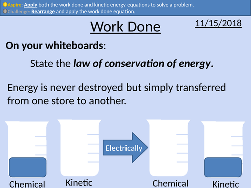 GCSE Physics: Kinetic Energy and Work Done | Teaching Resources