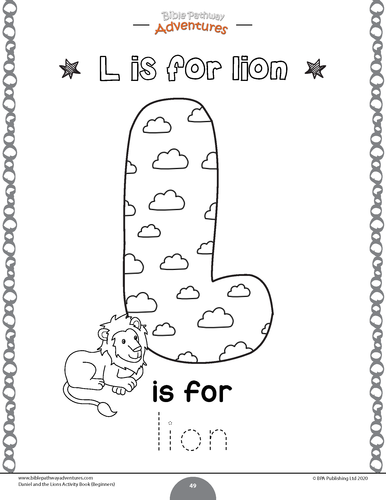 Daniel and the Lions Activity Book for Beginners | Teaching Resources