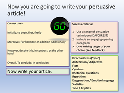 Travel Writing - Persuasive Articles | Teaching Resources