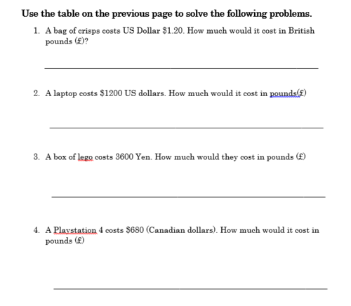 GCSE Maths/Functional SKills-Currency Exchange Lesson | Teaching Resources