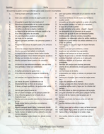 Park Things and Activities Sentence Match Spanish Worksheet | Teaching ...