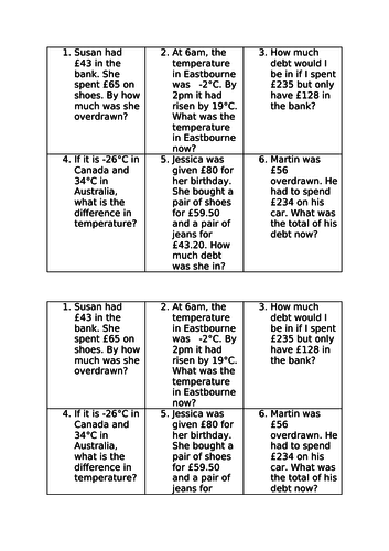 negative-number-year-5-teaching-resources