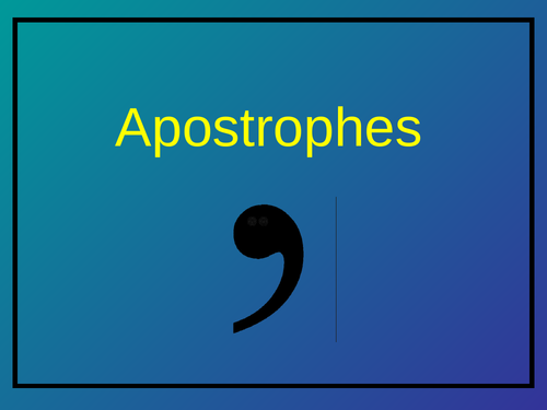 Contractions & Apostrophes - Worksheets & PowerPoints | Teaching Resources