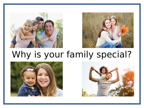 Creative Writing Task: MY FAMILY! | Teaching Resources