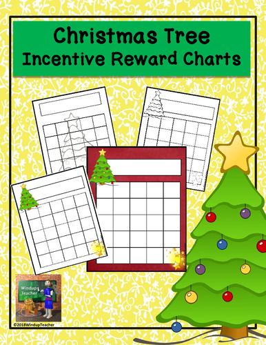 Christmas Tree Incentive Reward Sticker Charts | Teaching Resources