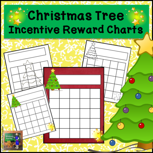 Christmas Incentive Reward Sticker Charts BUNDLE | Teaching Resources