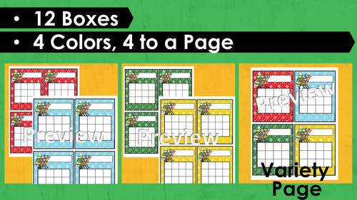 Christmas Sticker Charts - Reindeer Incentive Reward- 12 16 25 Box ...