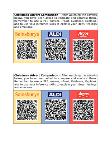 Christmas Advert 2018 Comparison - Digital Literacy Resource and ...