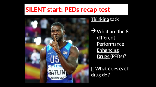 GCSE PE Drugs in Sport unit of work | Teaching Resources