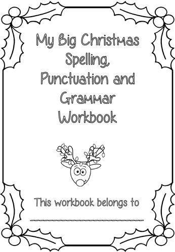 Christmas Spelling, Punctuation and Grammar Workbook | Teaching Resources