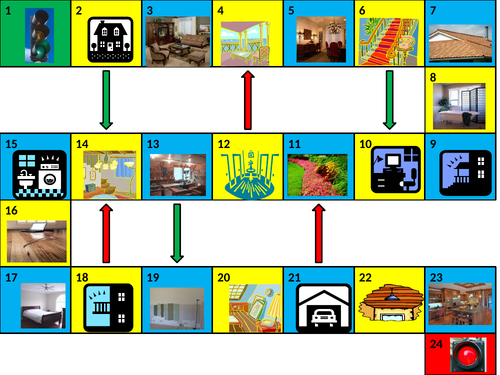 House Game Boards PowerPoint | Teaching Resources