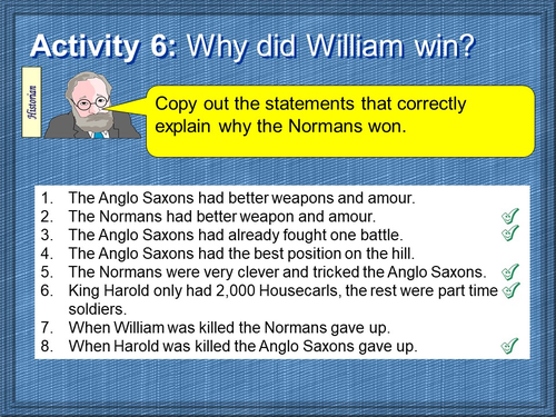 The Battle of Hastings, 1066 | Teaching Resources
