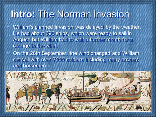 The Battle of Hastings, 1066 | Teaching Resources