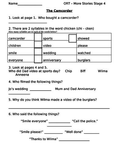 Reading Comprehension Bundle (1) | Teaching Resources