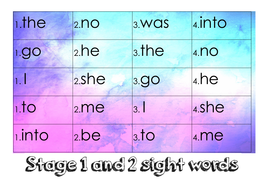 Sight word board game 4 in a row | Teaching Resources