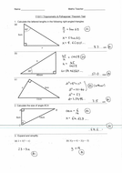 IGCSE Trig / Pythag Test | Teaching Resources