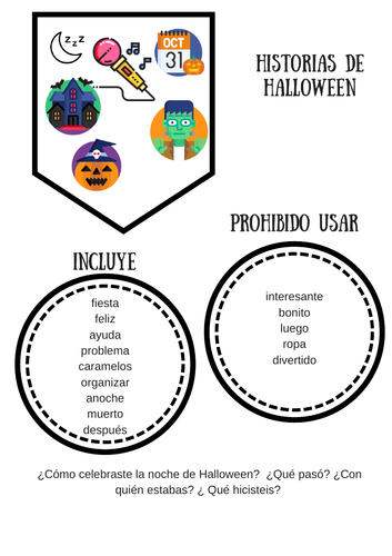 Halloween . Escritura creativa. Creative writing | Teaching Resources