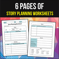 Story Planning Worksheet | Teaching Resources