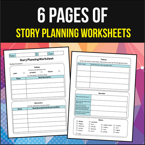 Story Planning Worksheet | Teaching Resources