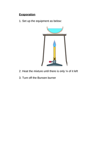 KS3 Unit 7E Chemistry Analytics: Solution, Evaporation, Chromatography ...