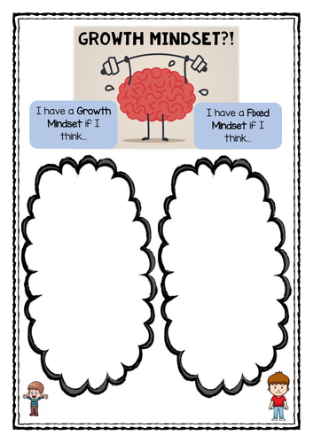 KS1 Growth Mindset Differentiated Worksheets | Teaching Resources