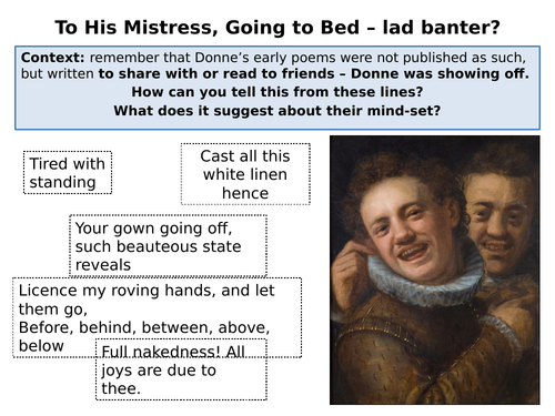 John Donne poetry SoW | Teaching Resources