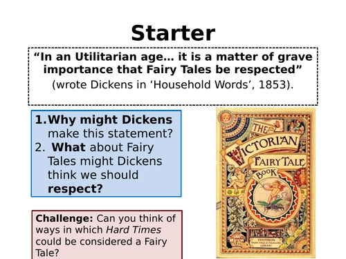 Hard Times Dickens complete SoW | Teaching Resources