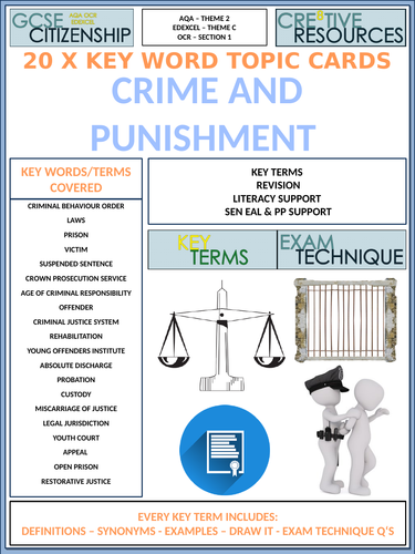 Crime and Punishment - Citizenship | Teaching Resources