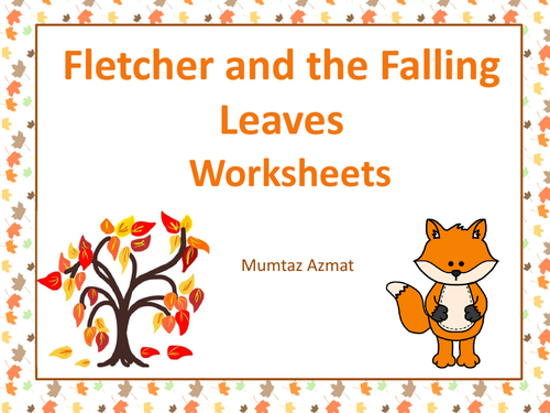 Fletcher and the Falling Leaves Kindergarten Unit: | Teaching Resources