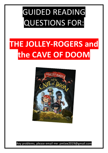 Jolley Rogers and the Cave of Doom Guided Reading Questions (reading ...