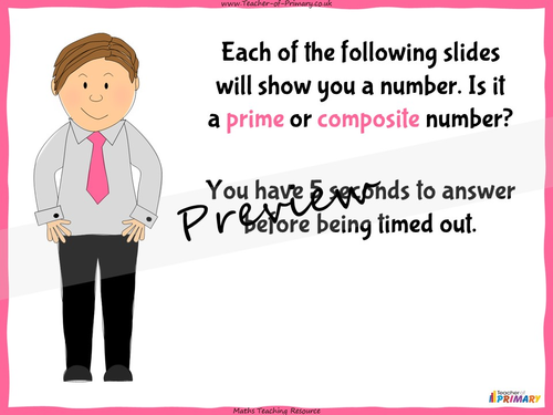 Prime Numbers - Year 5 | Teaching Resources