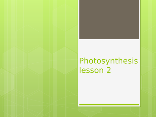 A2/ A level Photosynthesis WJEC | Teaching Resources