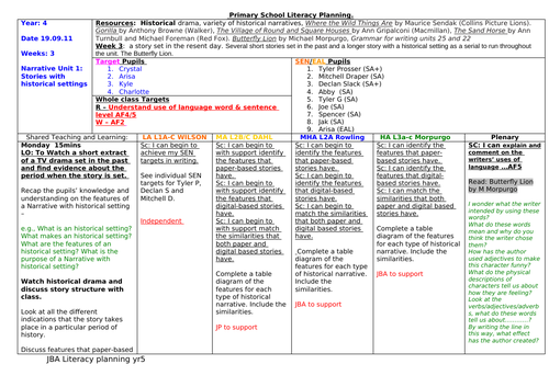 Back To School Kensuke's Kingdom Year 4 to 6 Planning and worksheets ...