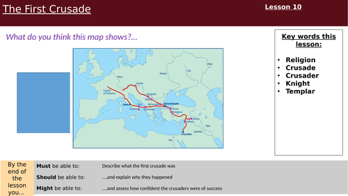 What were the crusades 3 lessons | Teaching Resources