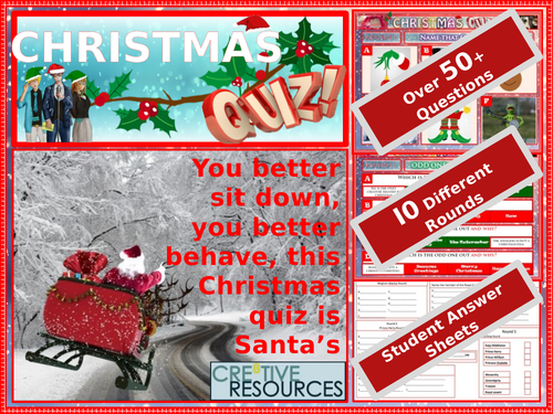 Christmas Quiz | Teaching Resources
