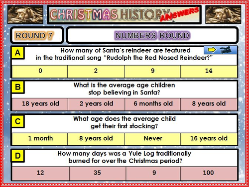 History Christmas Quiz | Teaching Resources