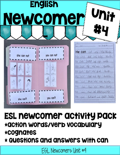 ESL Newcomers Activities and Lesson Plans #4 | Teaching Resources
