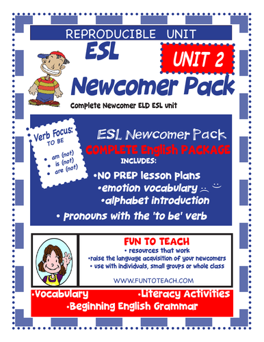 ESL ELD NEWCOMER PACK Unit 2 | Teaching Resources