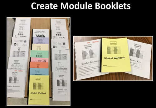 Grade 4 Math-WHOLE YEAR! Modules 1-7 Student Pgs-HOT q's-Reviews ...