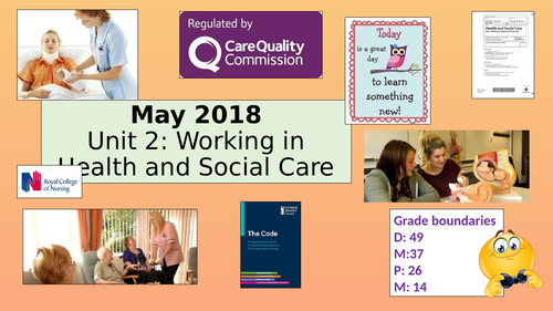 BTEC Health and social Care EXAM Unit 2 REVISION lessons Command verbs ...