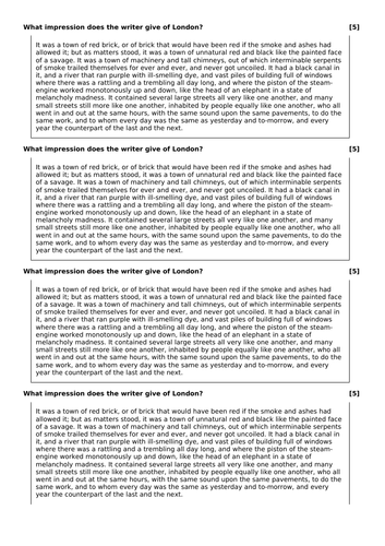 Impressions Questions | Teaching Resources