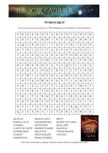 Victorian crossword and word search | Teaching Resources