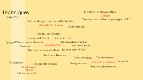 AQA Poetry Differentiated - Eden Rock (Love and Relationships Unit)(KS4 ...