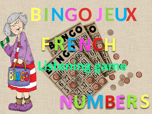 Bingo listening game. French numbers. | Teaching Resources