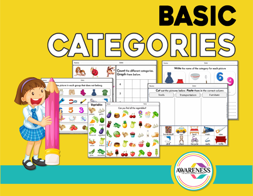 Categories for Speech Therapy (No Prep.) | Teaching Resources