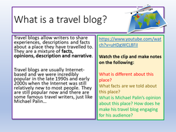 Travel Writing - Travel Blogs | Teaching Resources