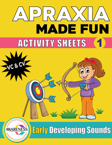 Apraxia of Speech Activities for Early Developing Sounds - VC & CV ...