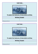 Descriptive Writing (Winter) Lesson 1 -Cold Task Upper KS2/KS3 ...