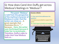 Carol Ann Duffy - Medusa | Teaching Resources