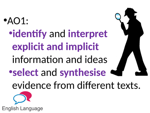 AQA Assessment Objective Posters - GCSE Lit and Lang | Teaching Resources